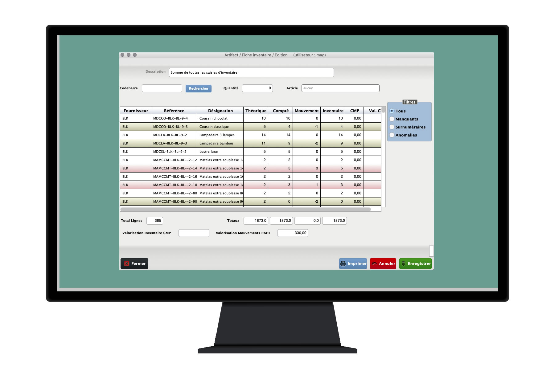 Tous les commerces – Artifact